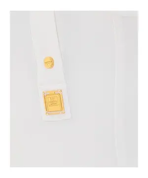 Elisabetta Franchi Buttoned Long-sleeve Bodysuit Top