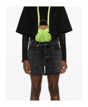 Longchamp Mesh Shoulder Bag - Green