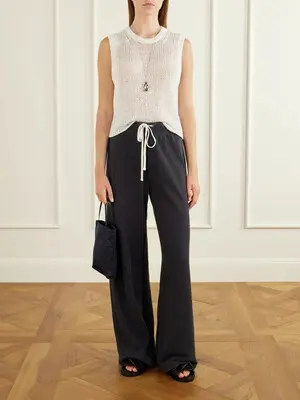 JAMES PERSE Cotton Wide-leg Track Pants - No