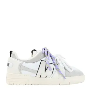 Moschino Logo-patch Panelled Sneakers