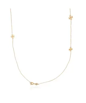 Tory Burch Signature Logo Pendant Necklace