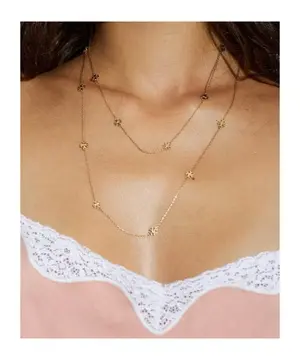 Tory Burch Signature Logo Pendant Necklace