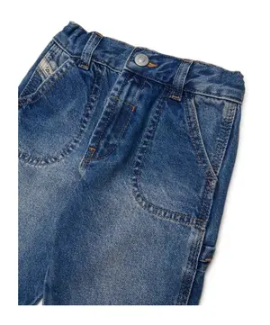 DIESEL® D-bart-b Logo Embroidered Jeans