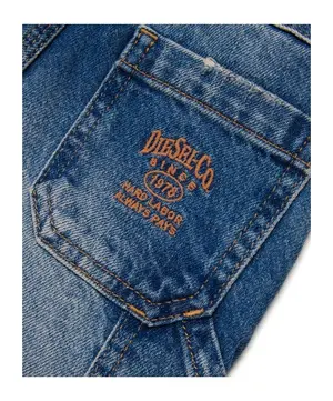DIESEL® D-bart-b Logo Embroidered Jeans