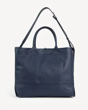 Kenzo Utility' Reversible Large Tote Bag In Canvas And Leather