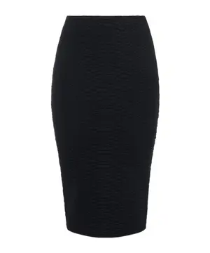 Elisabetta Franchi Snake-pattern Knit Midi Skirt