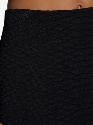 Elisabetta Franchi Snake-pattern Knit Midi Skirt