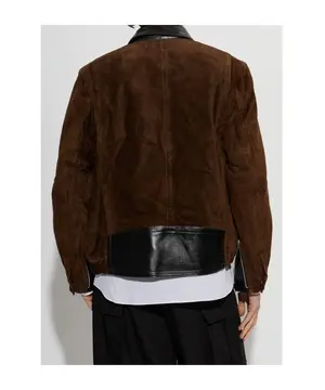 Sacai Long-sleeve Leather Jacket