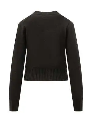 AMI Paris Knitted Buttoned Cardigan