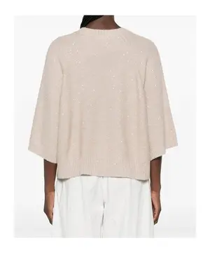 Fabiana Filippi Sequin-embellished Knit Top