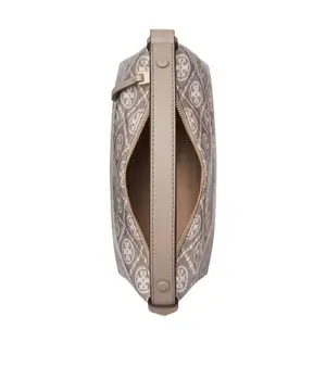 Tory Burch T Monogram Mellow Shoulder Bag - Charcoal