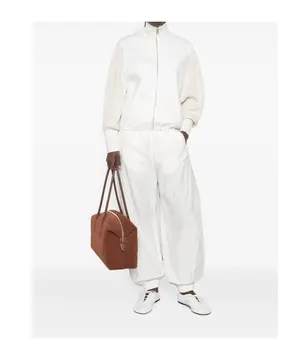 Fabiana Filippi Stand-collar Zip-up Casual Jacket