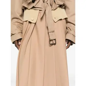 Fabiana Filippi Pleated Flared Skirt - Beige