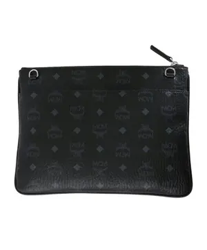Mcm Zip-top Clutch
