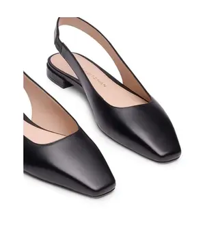 STUART WEITZMAN Stassi Slingback Flat With Pointed Toe - Black