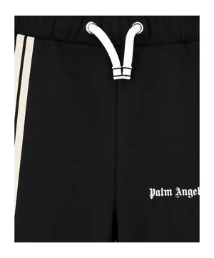 Palm Angels Logo Print Side Stripe Trousers