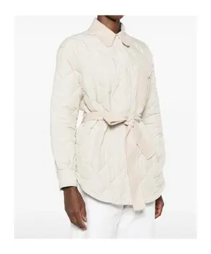 Fabiana Filippi Quilted Belted Casual Jacket