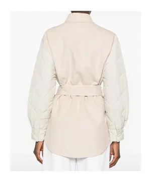 Fabiana Filippi Quilted Belted Casual Jacket