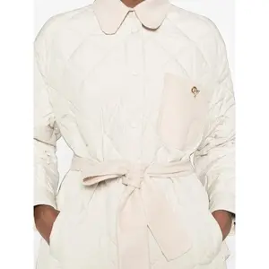 Fabiana Filippi Quilted Belted Casual Jacket