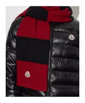 Moncler Ribbed Knit Scarf