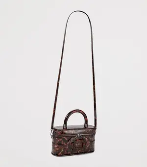 ROGER VIVIER Patent Leather Vanity Belle Vivier Top-handle Bag