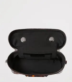ROGER VIVIER Patent Leather Vanity Belle Vivier Top-handle Bag