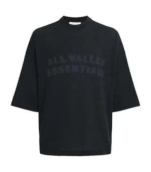 Fear Of God Mesh Boxy Merch T-shirt - Black