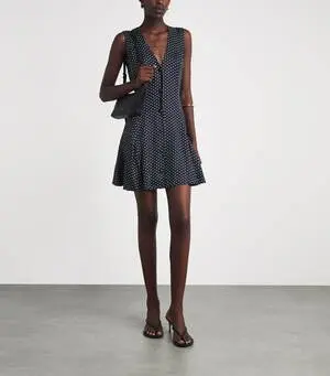 DÔEN Silk-blend Aubrey Mini Dress