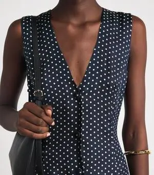 DÔEN Silk-blend Aubrey Mini Dress