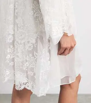 Rosamosario Silk Lace Robe
