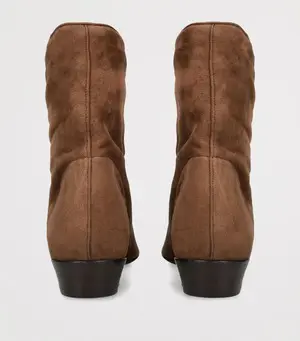 HERBERT LEVINE Suede Easy Does It Ankle Boots