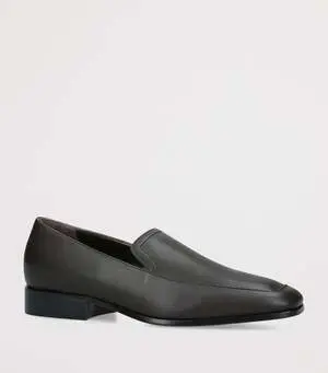HERBERT LEVINE Leather The Real Deal Loafers 25