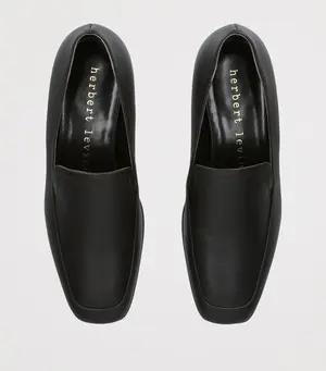 HERBERT LEVINE Leather The Real Deal Loafers 25