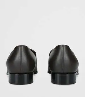 HERBERT LEVINE Leather The Real Deal Loafers 25