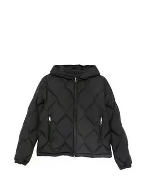 Moncler Arvouinne Hooded Down Jacket - Black