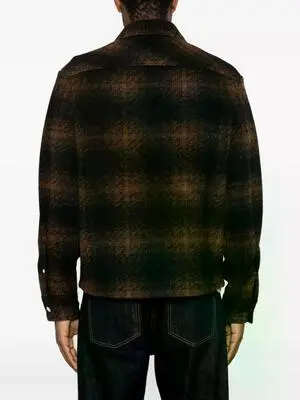 Moncler Check-pattern Zip-up Overshirt