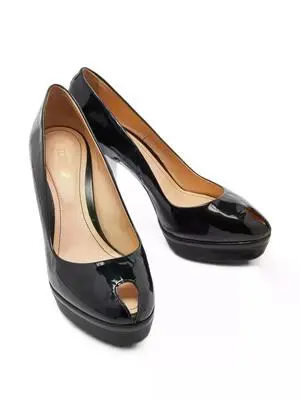 TOD'S Peep-toe Pumps - Black