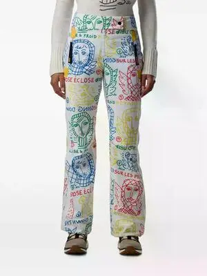 Rossignol Graphic Print Ski Pants - White