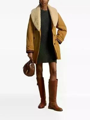 Polo Ralph Lauren Long-sleeve Cable-knit Mini Dress - Green