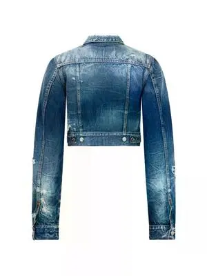 Dsquared2 Dean Cropped Denim Trucker Jacket