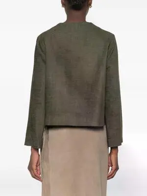 NIU Textured Finish Collarless Jacket