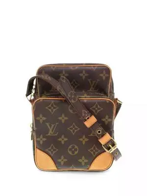 LOUIS VUITTON 2007 Monogram Amazone Crossbody Bag - Brown