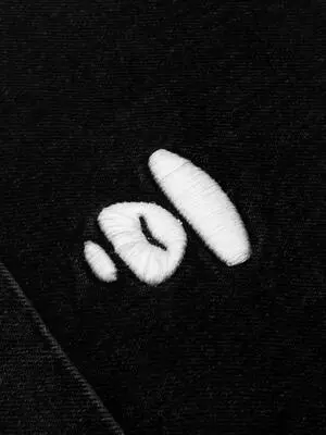 AAPE BY *A BATHING APE Moonface Embroidered Denim Shirt