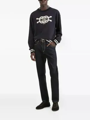 Dolce & Gabbana Cotton Sweatshirt With Embroidery