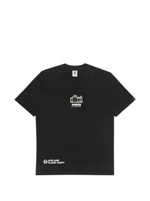 AAPE BY *A BATHING APE Aaper Graphic-patch T-shirt - Green