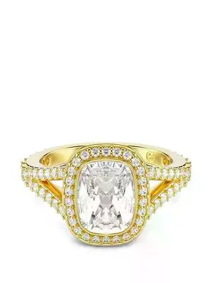 SWAROVSKI Una Angelic Crystal-embellished Halo Ring - Gold