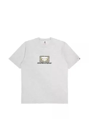 AAPE BY *A BATHING APE Moonface Graphic T-shirt - Grey