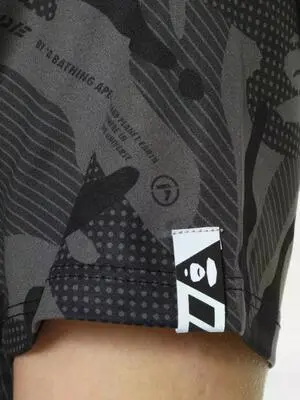 AAPE BY *A BATHING APE Camouflage-print Logo-print T-shirt
