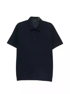 Brioni Short-sleeve Polo Shirt - Blue