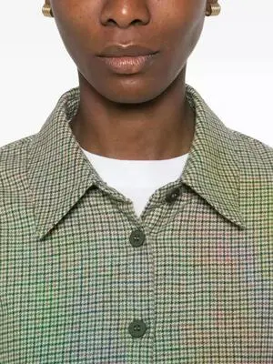 NIU Check-pattern Button-up Shirt